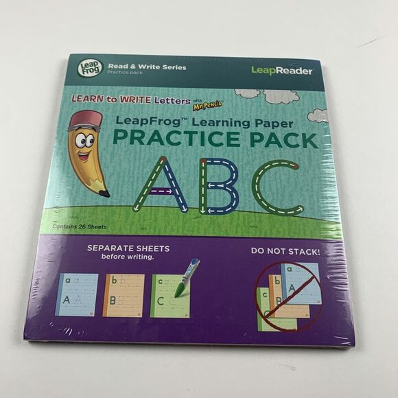Toys | Leapfrog Leapreader Read Write Series Letter Learning Paper ...